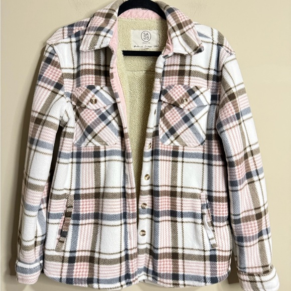 Sage Collective | Jackets & Coats | Sage Collective Sherpa Lined ...